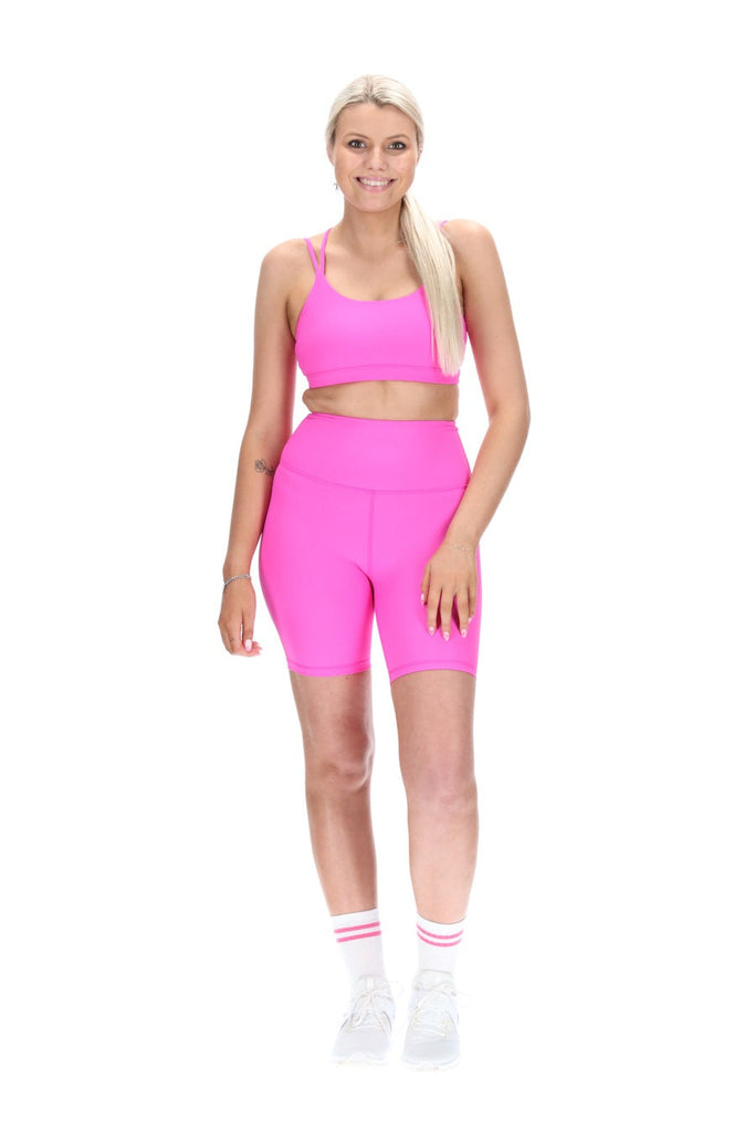 Buy Leisure Hot Pink Sport Bra by Sweat Republic online - Augustine B2B